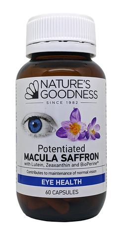 Macula Saffron - 60 Capsules — The Healthfood Store
