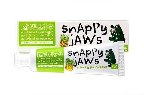 Snappy Jaws Toothpaste - Punchy Pineapple — The Healthfood Store
