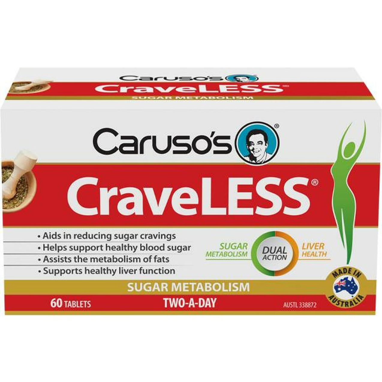 Caruso'S Craveless - 60 Tablets — The Healthfood Store